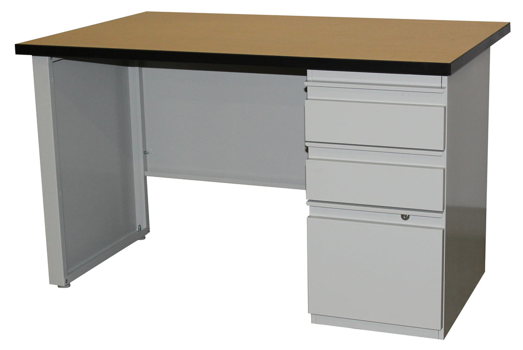 Two Drawer Desk With File Drawer – Fire Station Outfitters